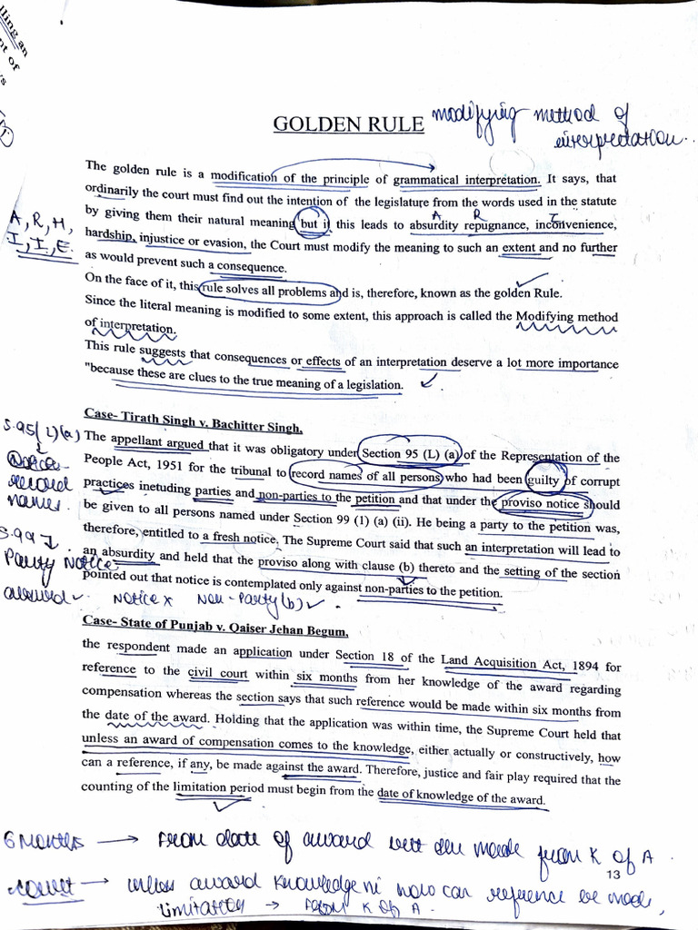 Understanding the Golden Rule in Law | PDF | Applied Philosophy | Justice
