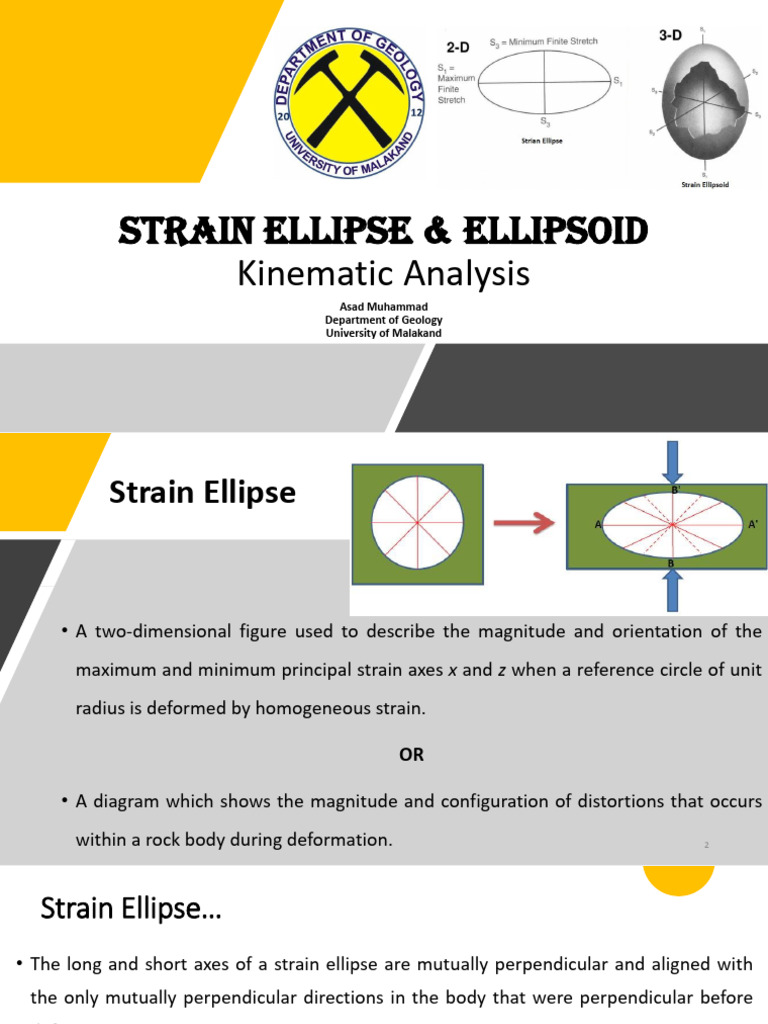 Strain Ellipse and Ellipsoid Analysis | PDF | Ellipse | Classical Mechanics
