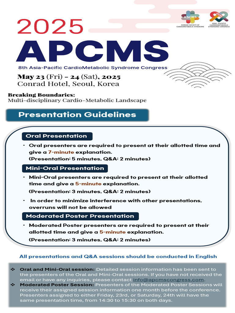 Moderated Poster Presentation Guidelines | PDF