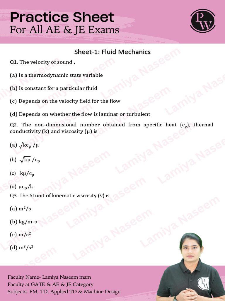 FM Practice Sheet-1 | PDF