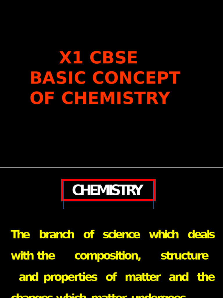 Ruthresh Academy 11 Cbse Basic Concept of Chemistry Notes | PDF ...