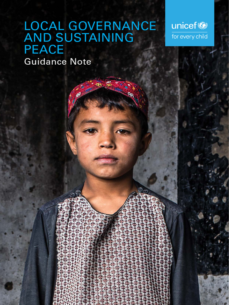 Local Governance and Sustaining Peace Guidance Note (1) | PDF ...