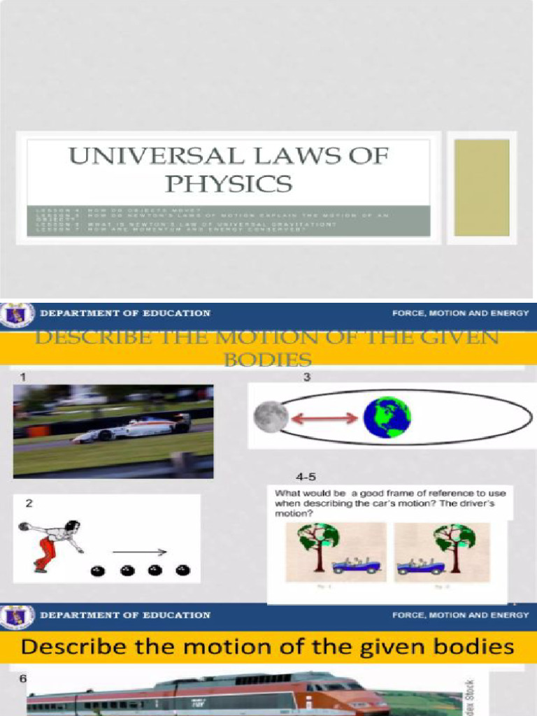 Lesson 6 - Why We Believe That The Laws of Physics Are Universal | PDF