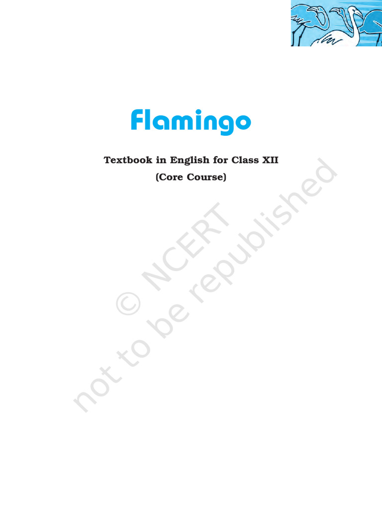English (Flamingo) | PDF