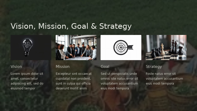 Vision Mission Goal and Strategy | PDF