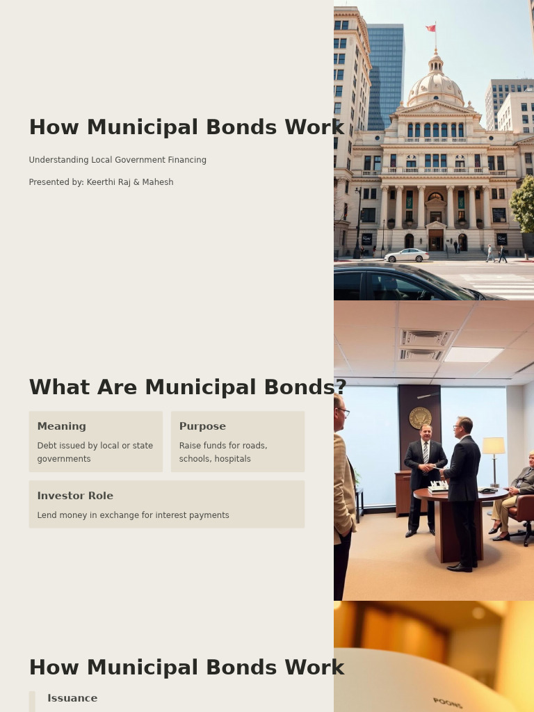 How Municipal Bonds Work | PDF
