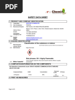 Safety Data Sheet: CIF Disinfectant Floor Cleaner | PDF | Occupational ...