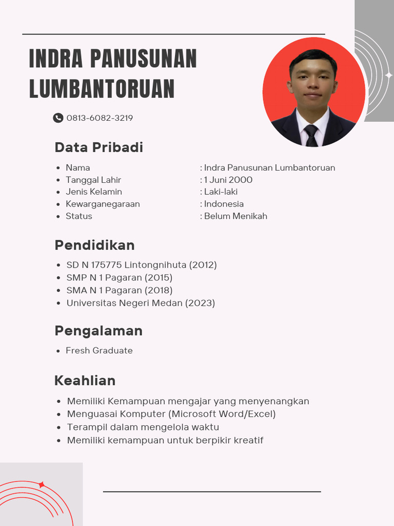 Merah Muda Biru Estetik CV Resume Riwayat Hidup_20250108_185304_0000 | PDF