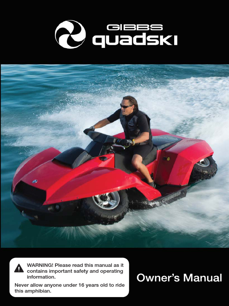 Quadski-Single-Seat-v5.1 | PDF | Clutch | Exhaust Gas