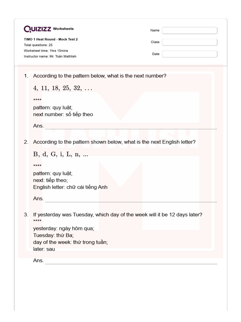 TIMO 1 Heat Round Mock Test 2 | PDF | Vertex (Geometry) | Convex Geometry