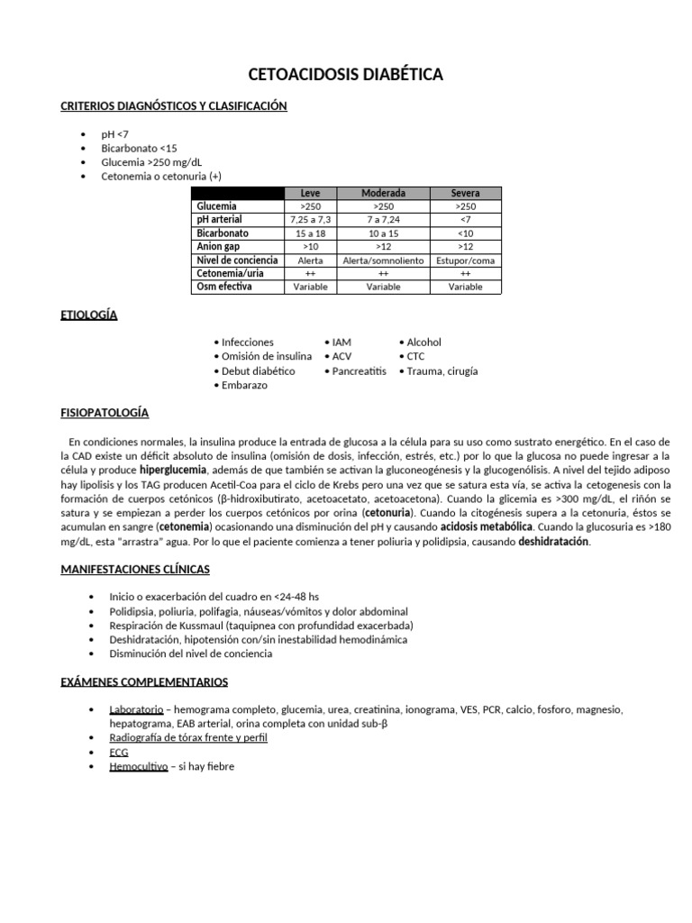Cad, Ehh e Hipoglucemia - Listo | PDF | Especialidades Medicas | Enfermedades y trastornos humanos