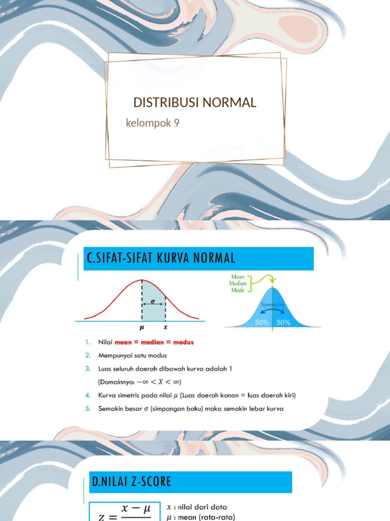 Kelompok 9 - Distribusi Normal | PDF