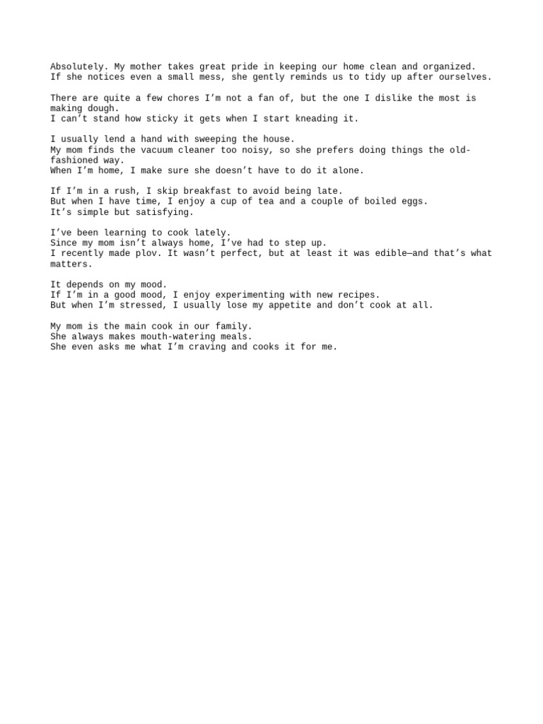 Ielts Part1 Shadowing Script | PDF