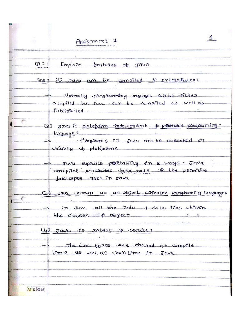 OOP - JAVA Assignment-1 | PDF