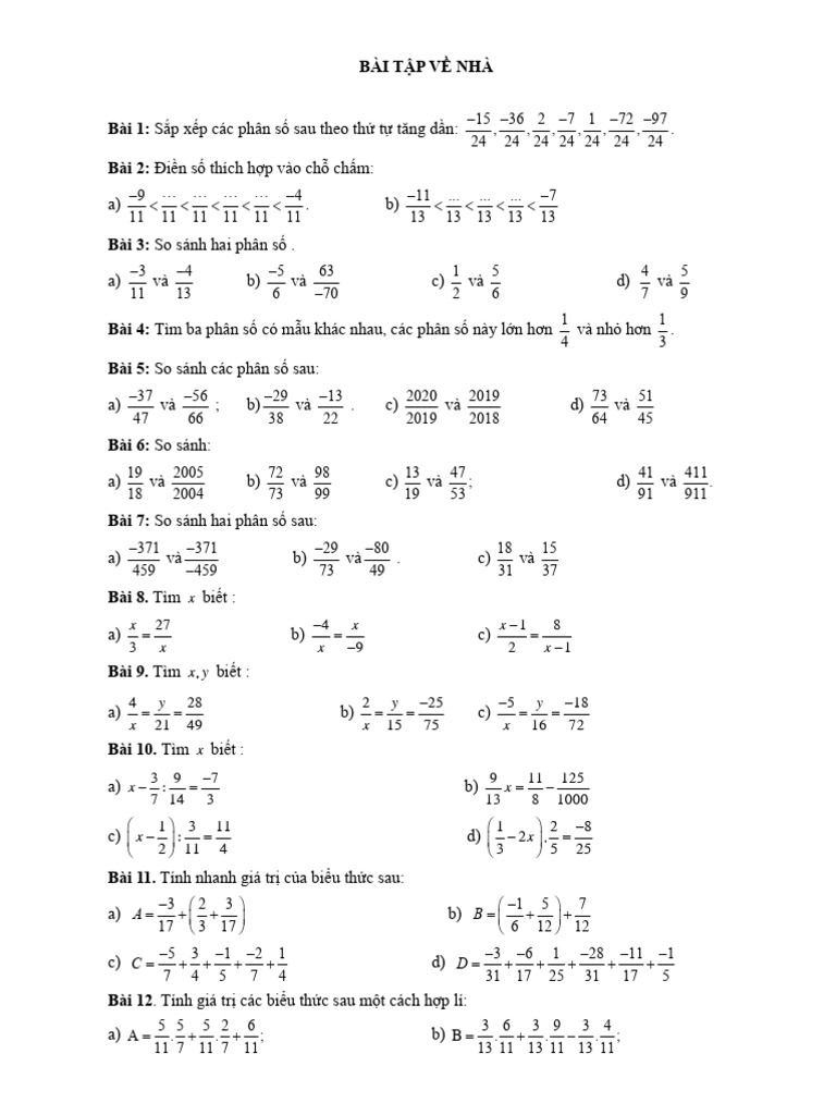 Bai Tap Ve Nha B3. | PDF