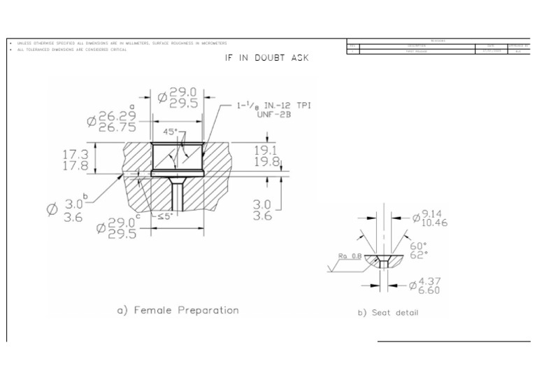 Critical Toleranced Dimensions Guide | PDF