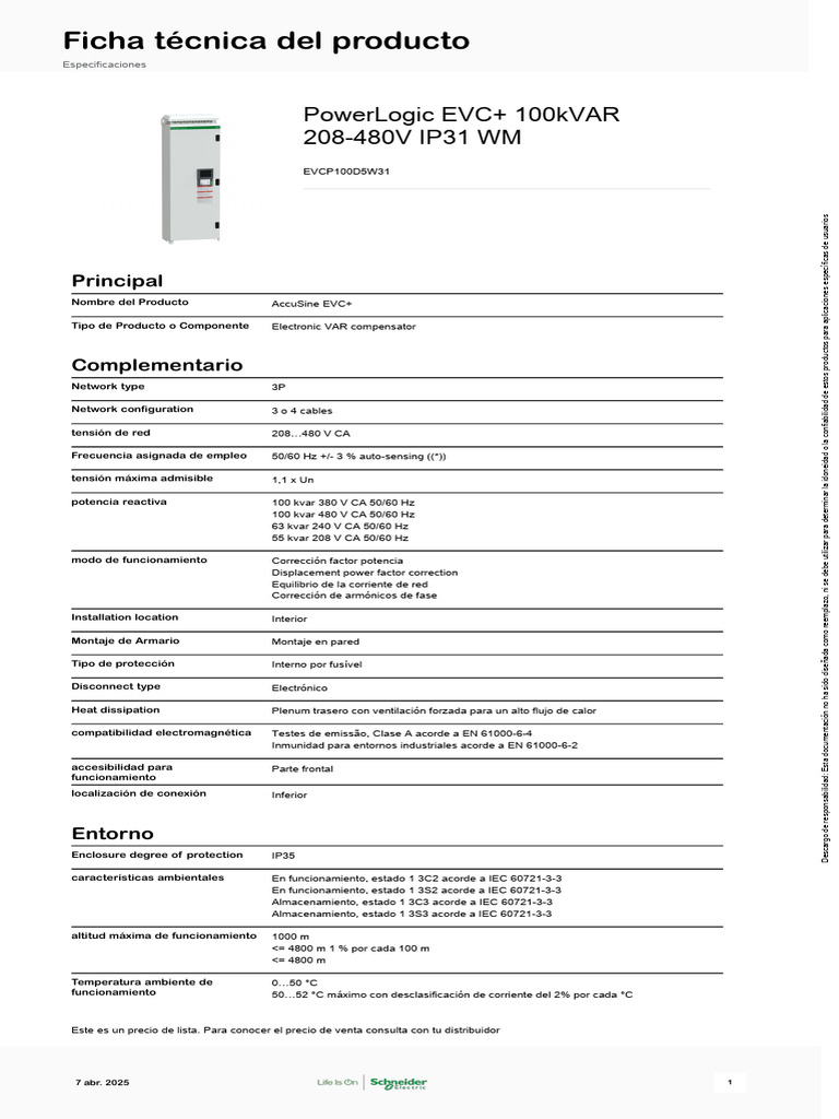 Schneider Electric - PowerLogic-AccuSine | PDF | Electrónica | Electricidad