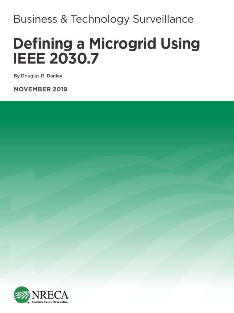 IEEE2030 Surveillance Defining Microgrids November 2019 | PDF ...