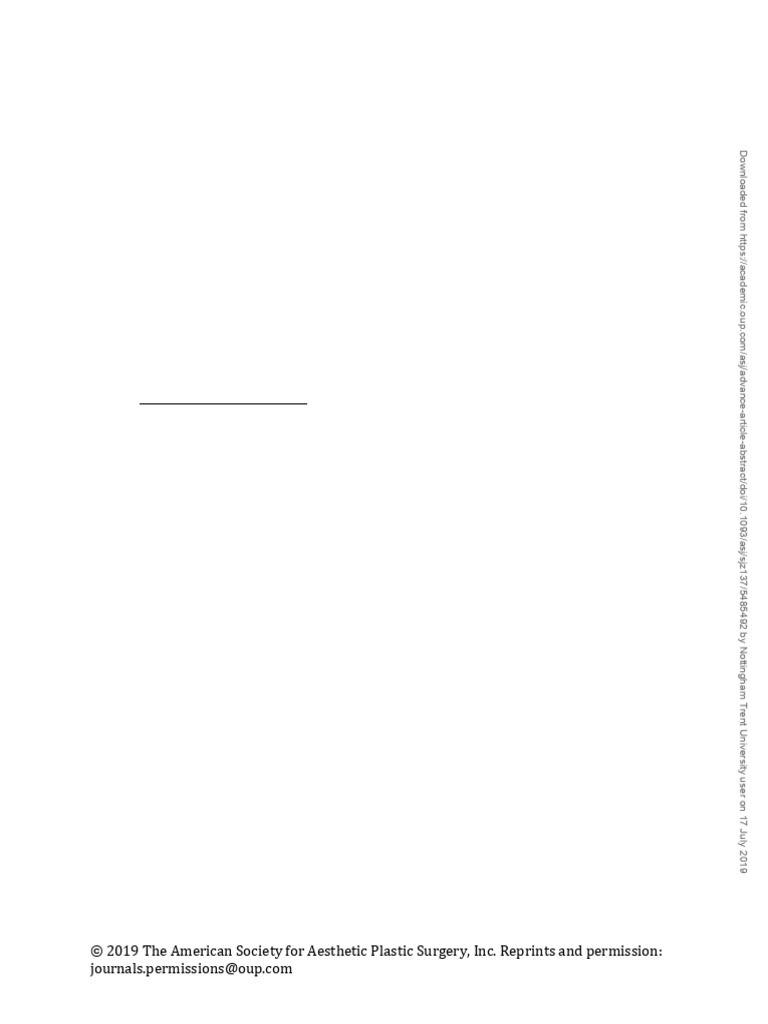 Updated Management of Malar Edema, Mounds, and Festoons A Systematic ...