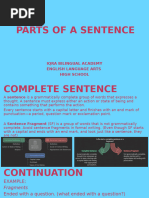 Understanding Sentence Structure | PDF | Verb | Subject (Grammar)