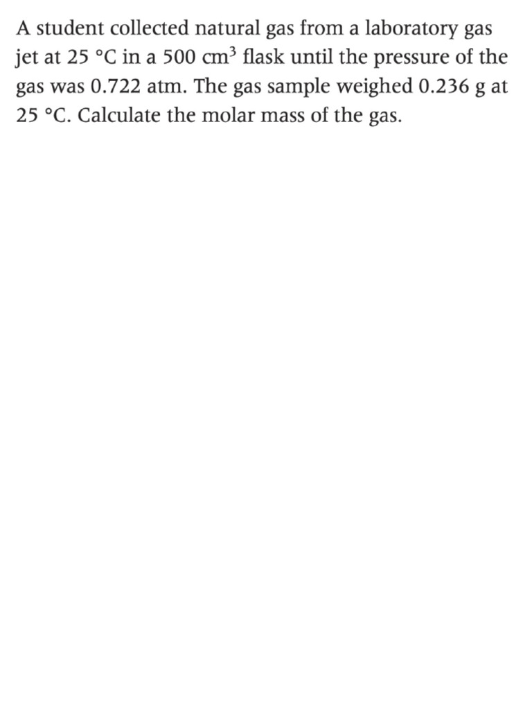 Gas Law Questions | PDF