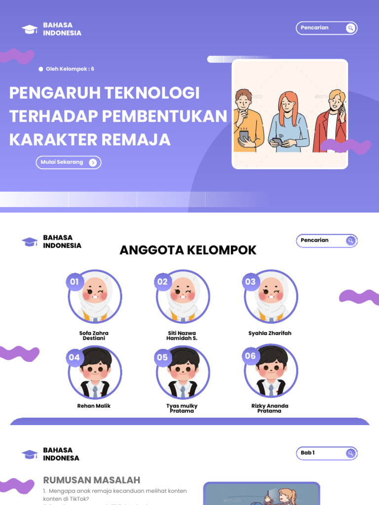 Pengaruh Teknologi Terhadap Pembentukan Karakter Remaja | PDF