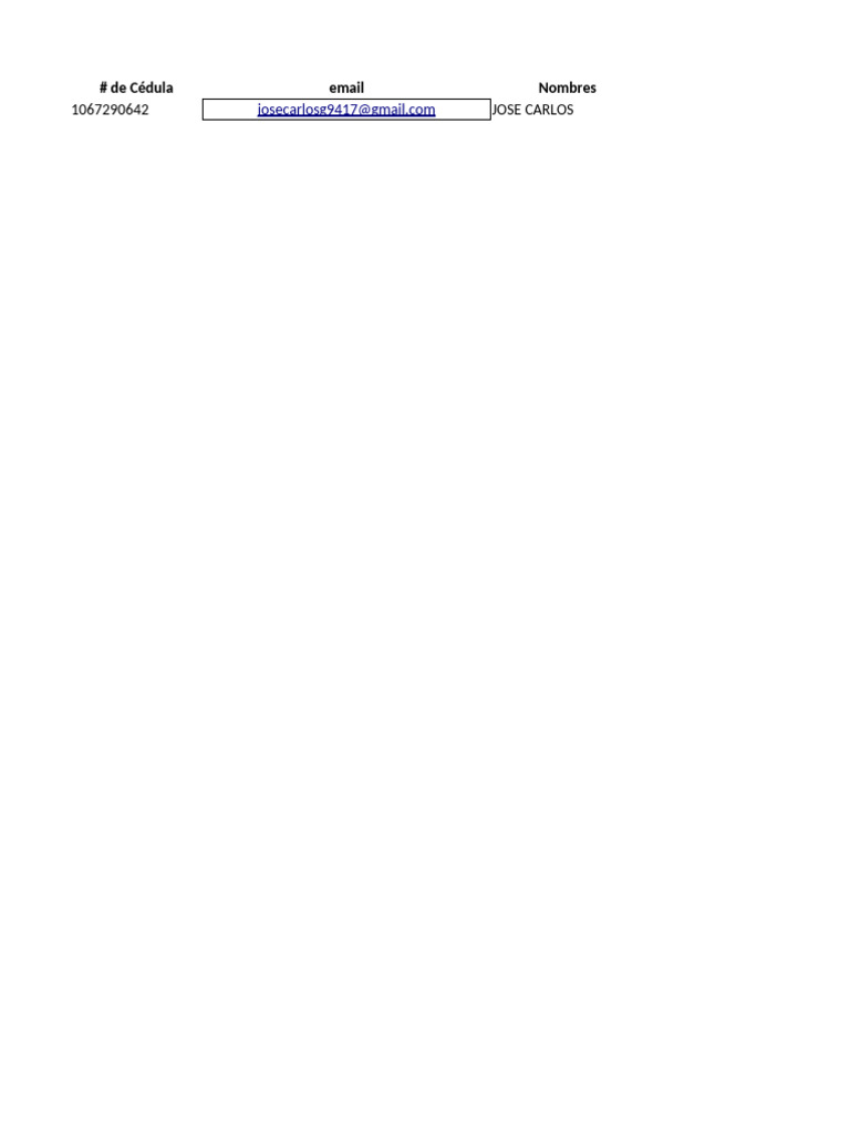 Plantilla de Carga Hocol V1 | PDF