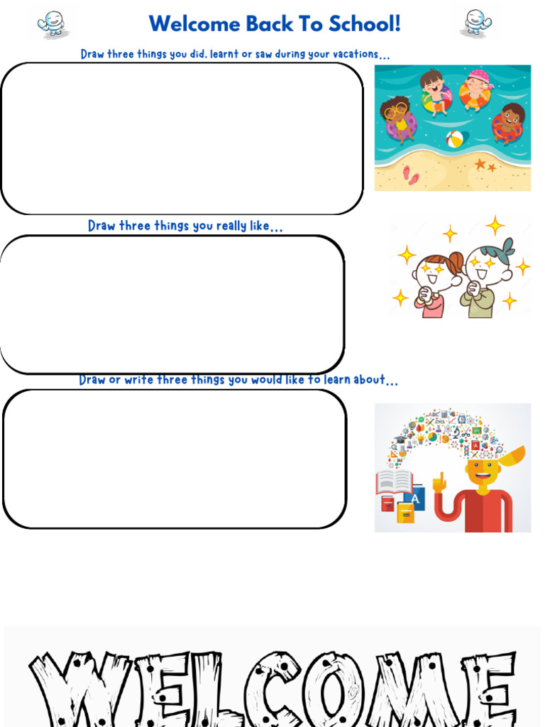 Welcome Back To School PDF | PDF