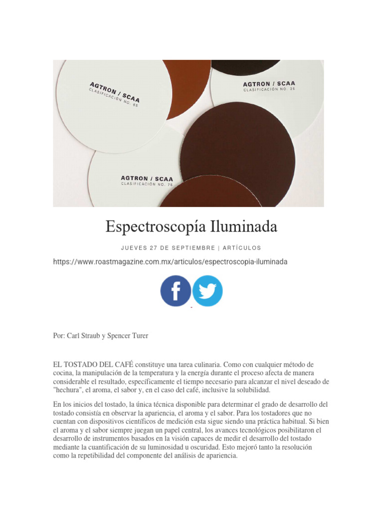 Escala Agtron | PDF | Color | Espectro electromagnético