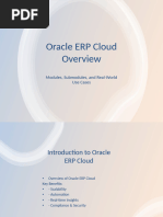Comprehensive List of Oracle ERP Modules 1745761009 | PDF