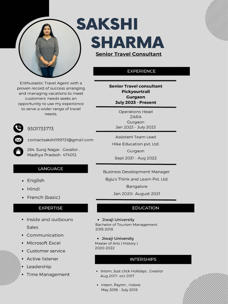 Sakshi CV 2024 | PDF