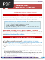 Ind As-108 Operating Segment | PDF | Expense | Income Statement