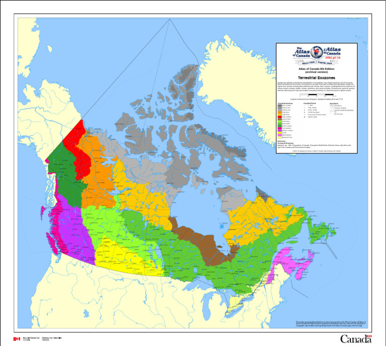 Terrestrial Ecozones Map | PDF