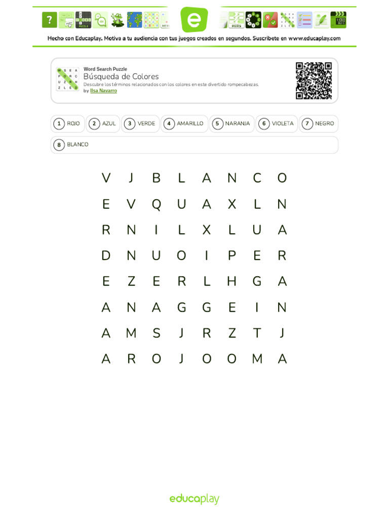 Rompecabezas de Búsqueda de Colores | PDF