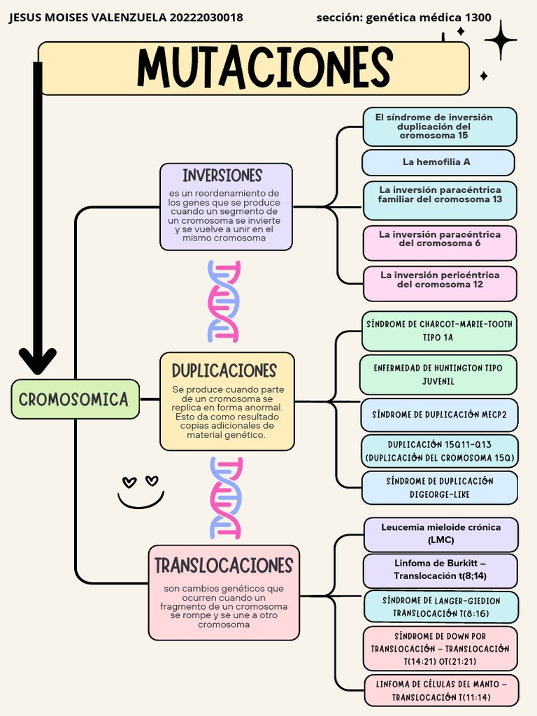 Copia de Mapa Conceptual, Mutaciones Geneticas - 20250413 - 222338 ...