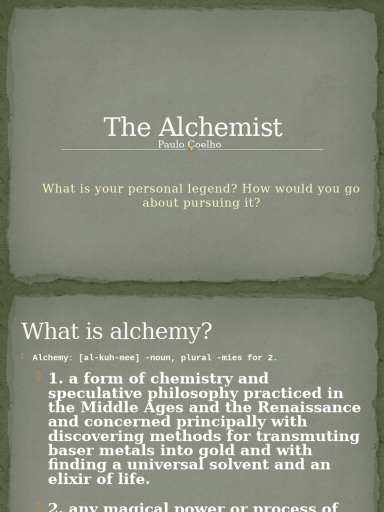 The+Alchemist+PPT Student | PDF | Alchemy