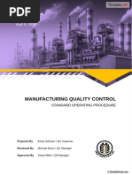 Quality Control SOP Overview | PDF | Quality | Business Process