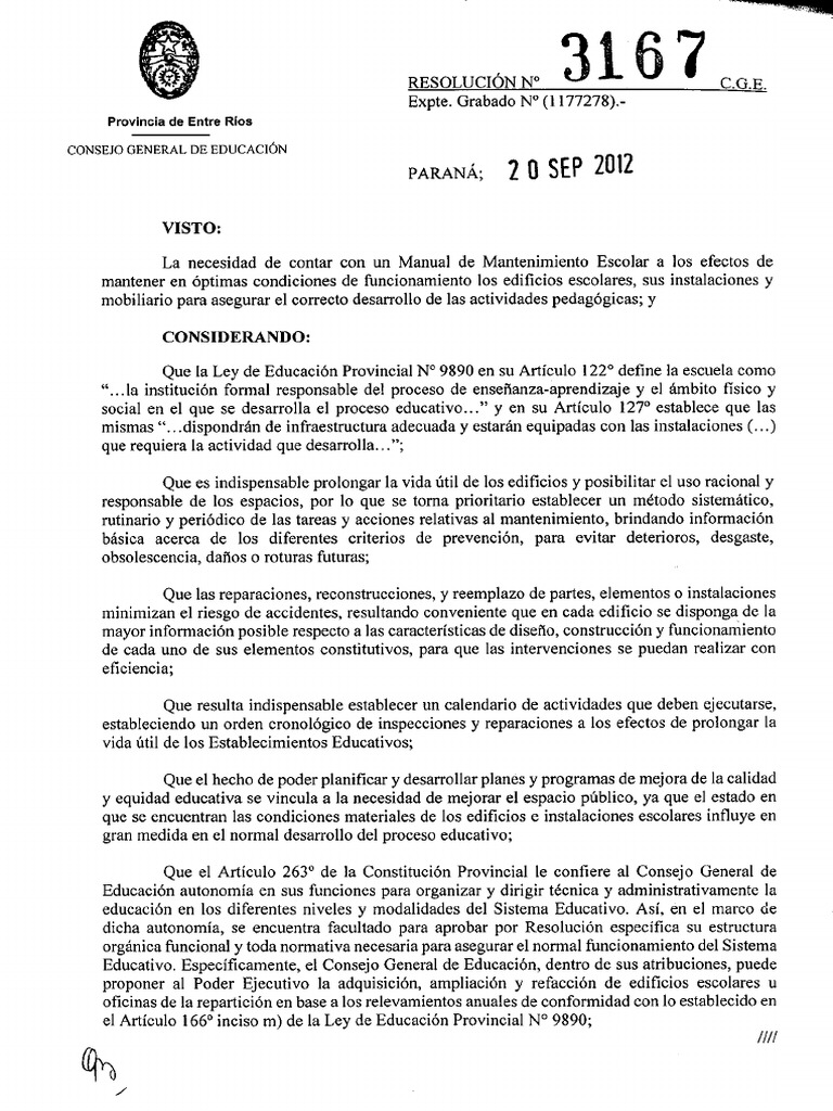 Resolucion 3167 12 | PDF