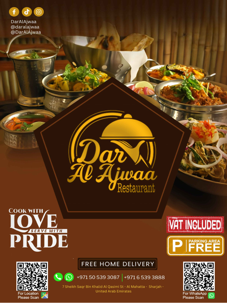 Dar Al Ajwaa Menu | PDF