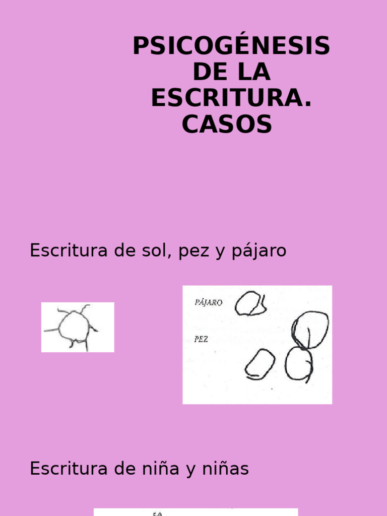 Psicogénesis de la Escritura Infantil | PDF | Sílaba | Palabra