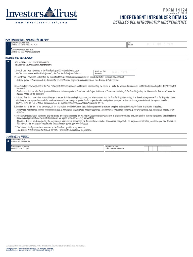 IN124-2 Independent Introducer Details | PDF