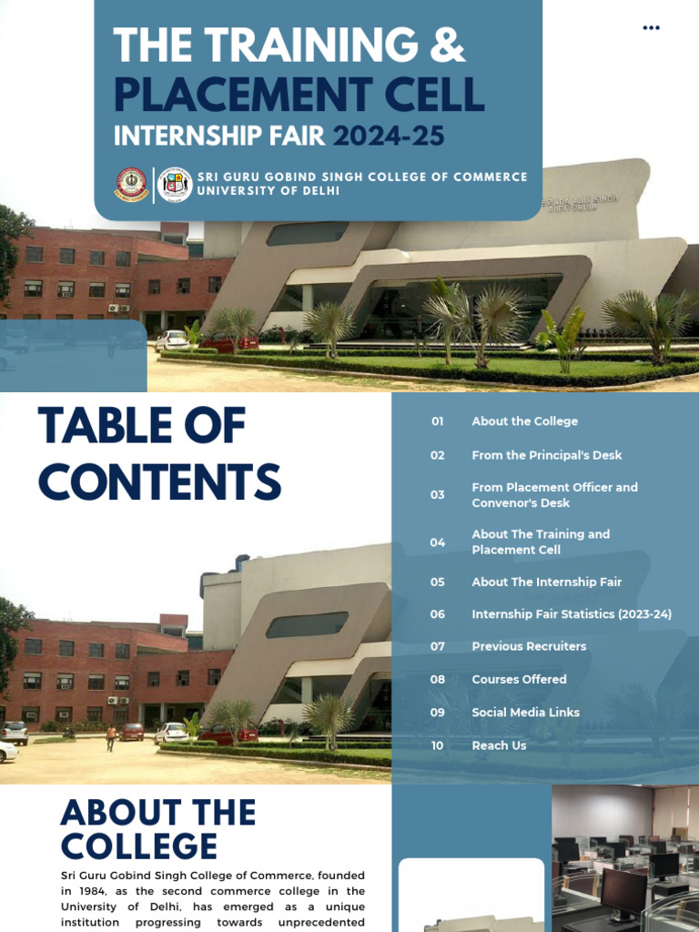 SGGSCC Internship Fair 2024-25 Report | PDF | Bachelor's Degree ...