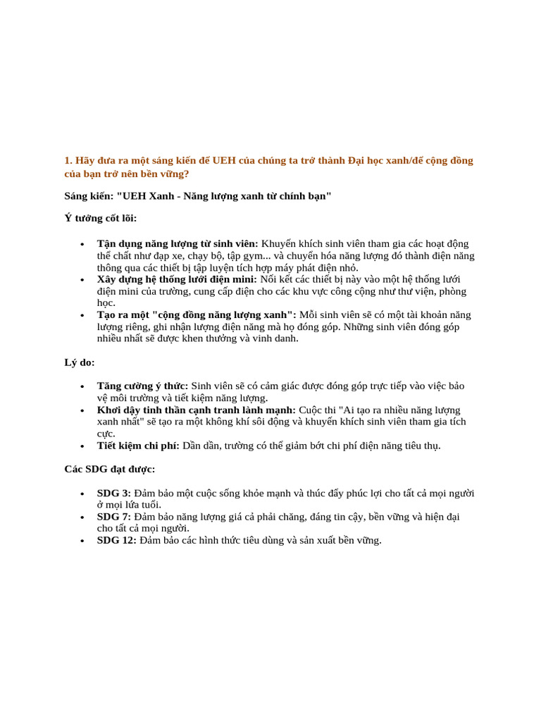 Tự luận PTBV | PDF