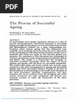 Psychological Perspectives On Successful Aging The Model of Sele PAUL B ...
