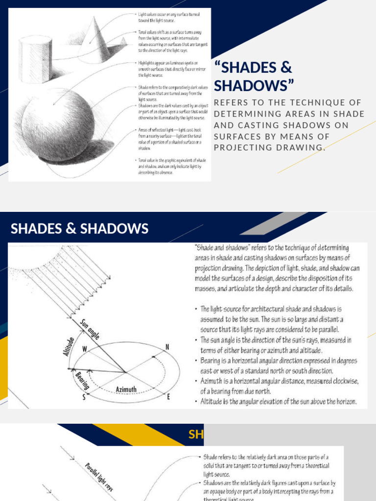 Tonal Values and Shades Shadows | PDF