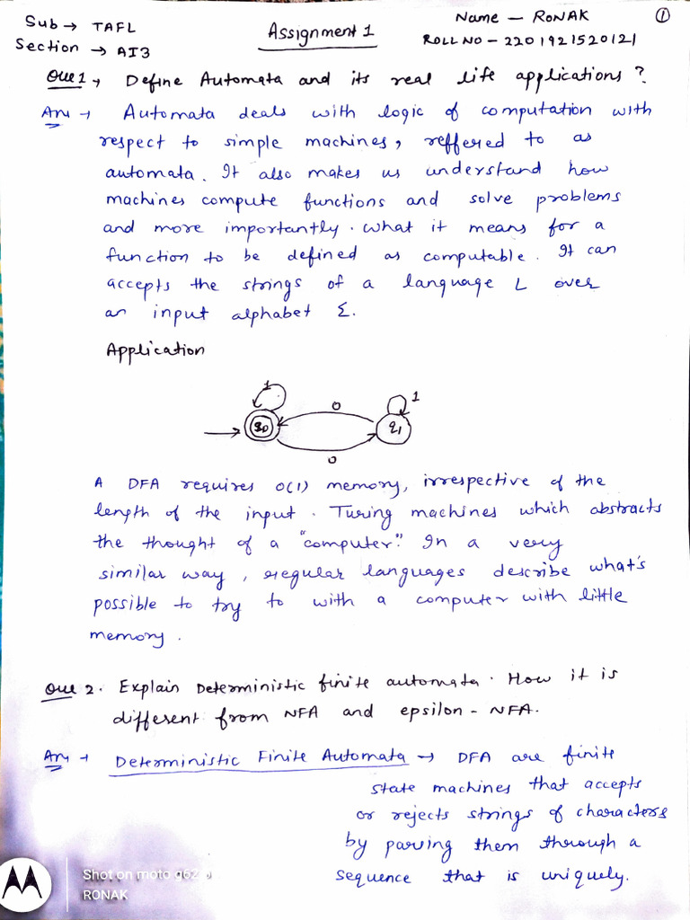 Ronak Tafl A-1 (2201921520121. Csai-3) | PDF | Computational Science | Artificial Intelligence