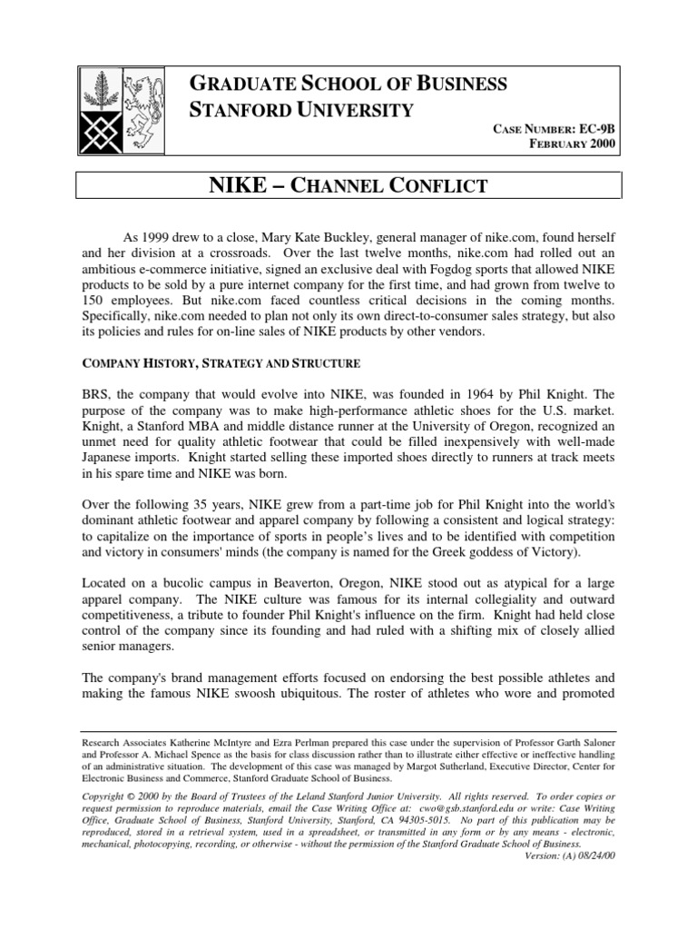 Value Chain Nike | PDF | Nike | Retail