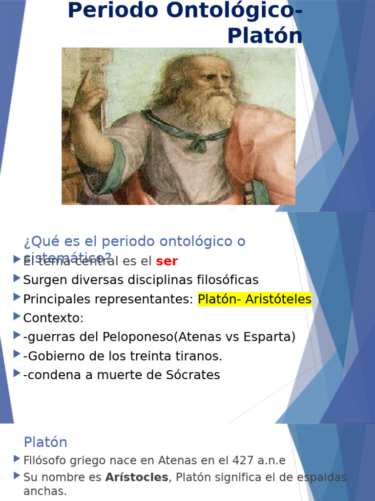 Ontología de Platón y su contexto | PDF