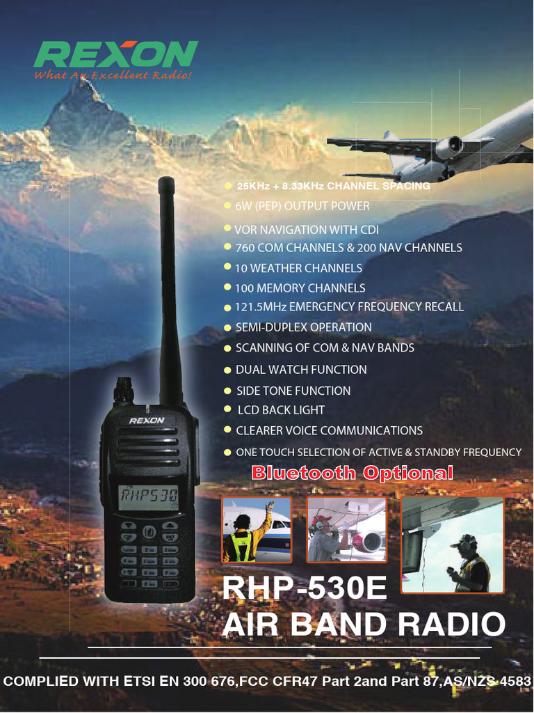 Air Band Radio Specifications Overview | PDF | Frequency Modulation | Radio