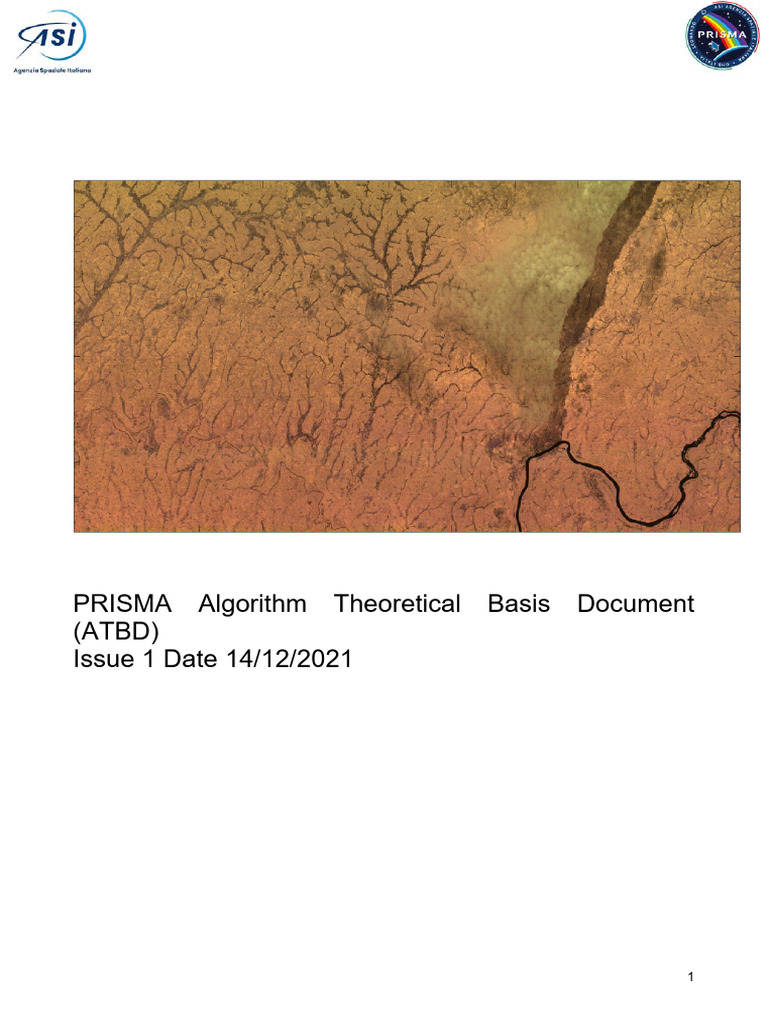 PRISMA ATBD_v1 | PDF | Infrared